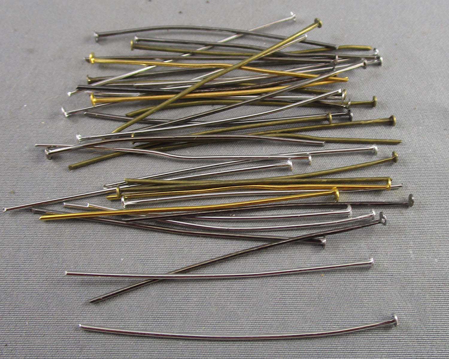 Mixed Color Head Pins 0.8x50mm (C451)